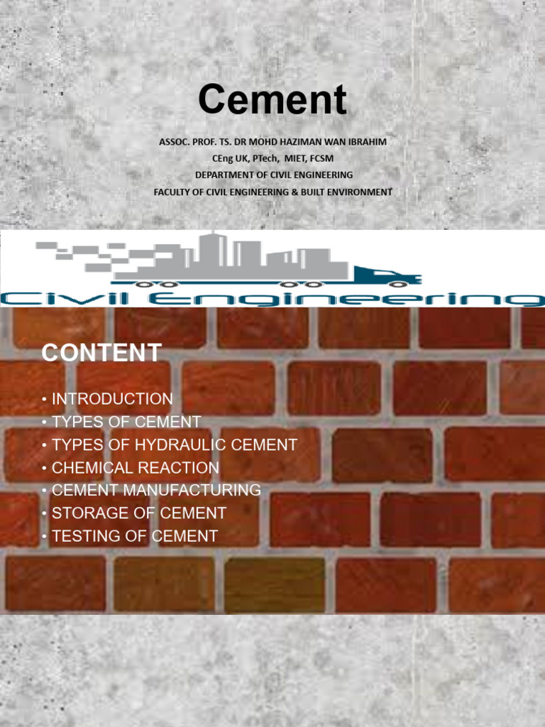 Cement 231021 | PDF | Cement | Lime (Material)
