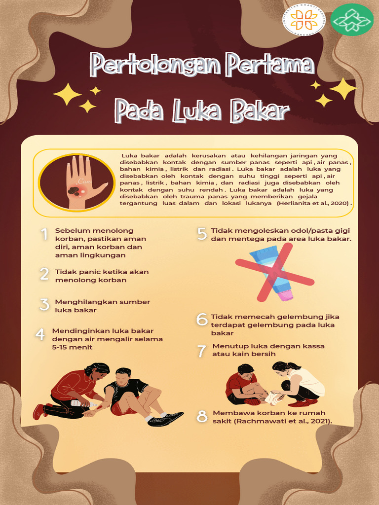 Poster Perawatan Pertama Luka Bakar | PDF