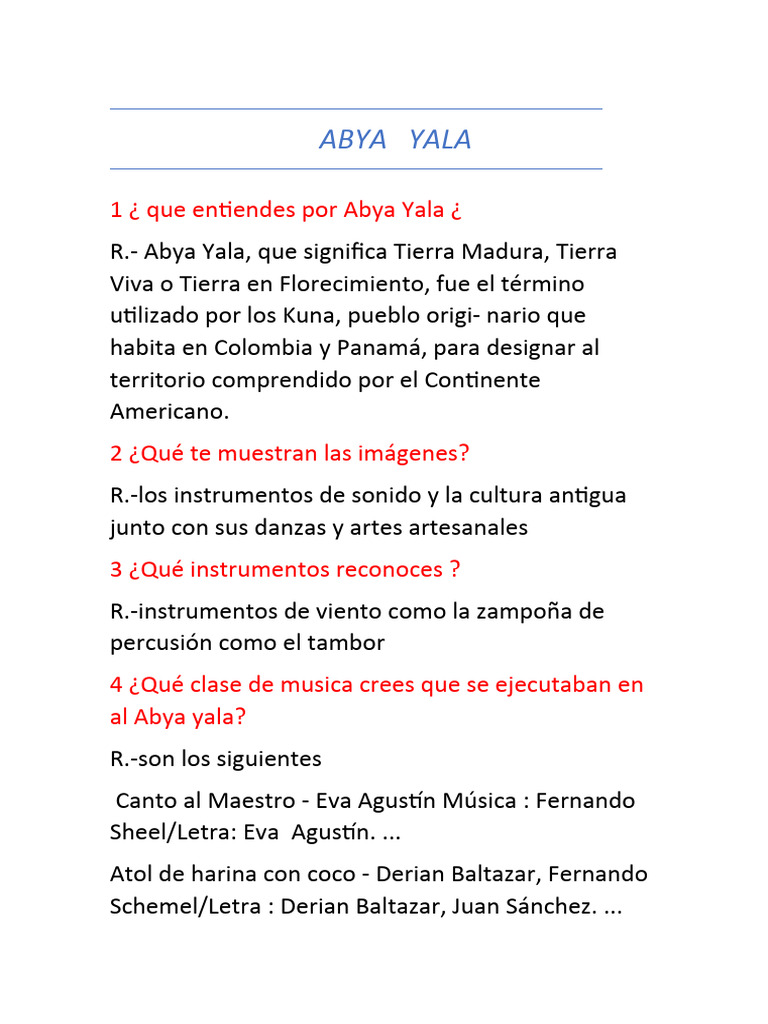 Abya Yala | PDF | Imperio Inca | Flauta