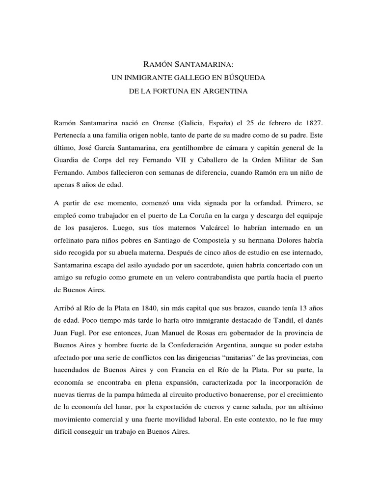 Biograf - A de Ram - N Santamarina | PDF | Argentina