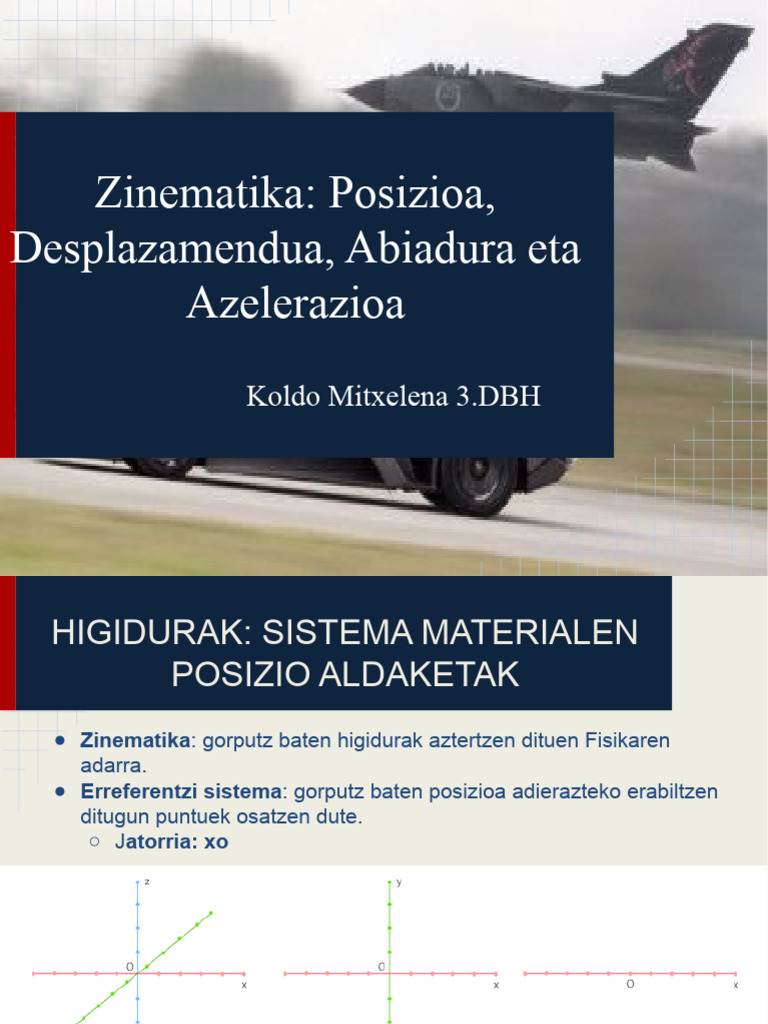 Zinematika 3 DBH (1) | PDF