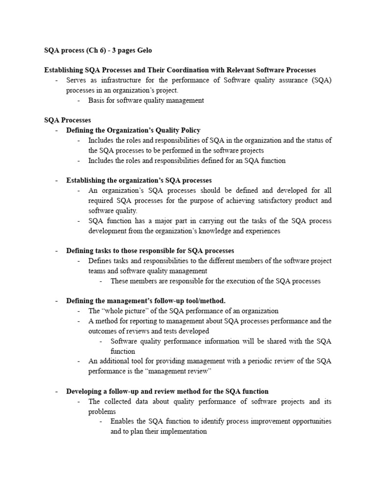 ISSYSQA SQA Process Implementation | PDF | Verification And Validation | Evaluation