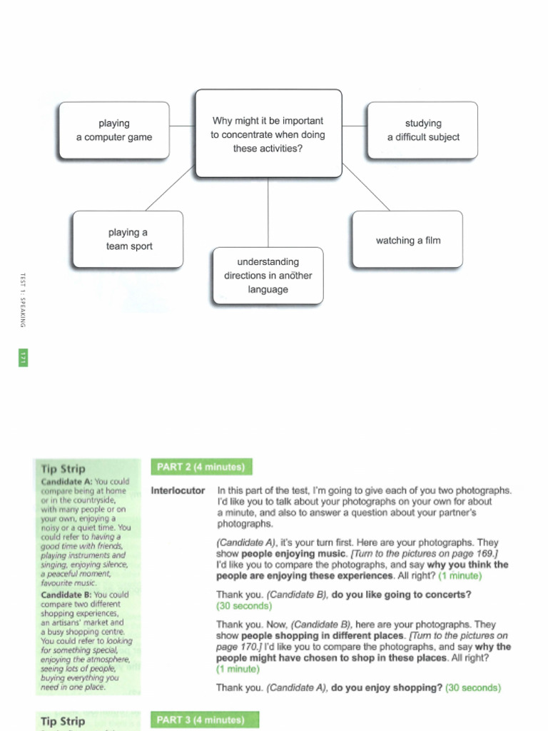 Part 3 and 4 Speaking FCE b2 | PDF