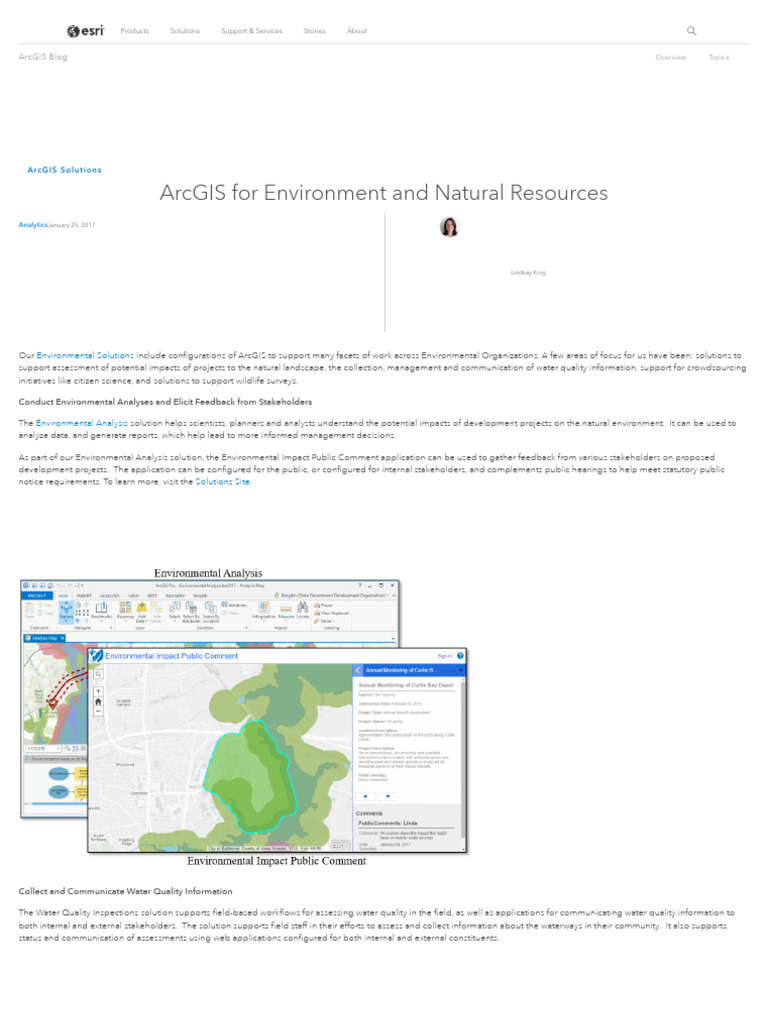 ArcGIS For Environment and Natural Resources 26092023 050629pm | PDF ...