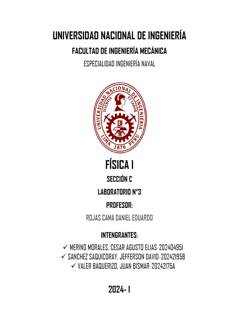 Lab3 Fis Final | PDF | Aceleración | Velocidad