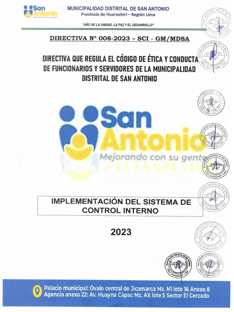 Directiva #008 2023 Sci GM Mdsa | PDF