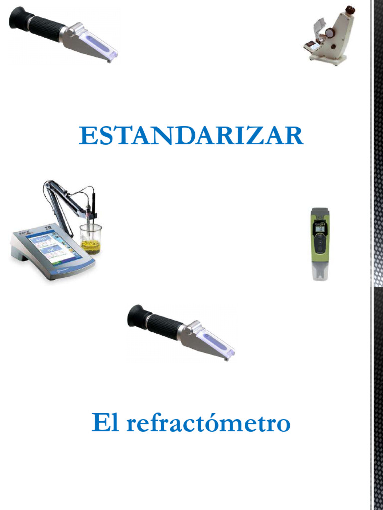 Phmetros y Refractometros | PDF | Ph | Ácido