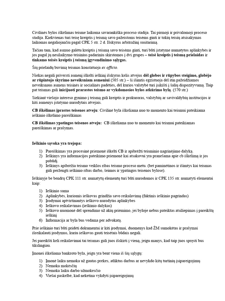 CPT Ii Konspektas | PDF