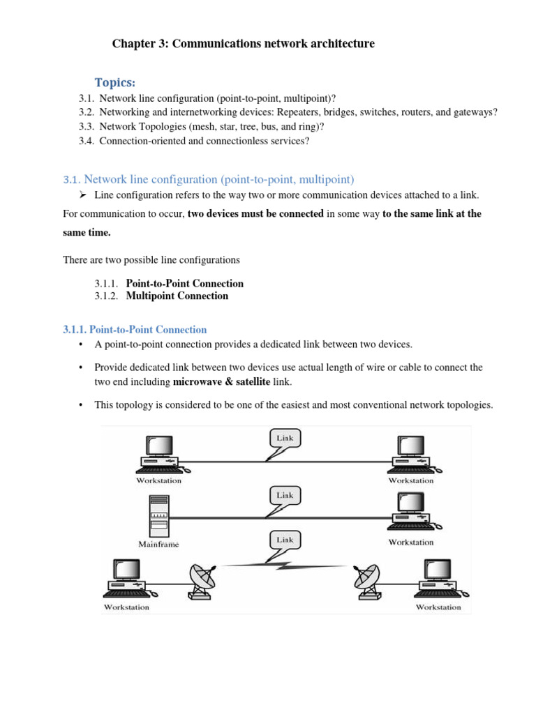 Network ch3 | PDF | Network Topology | Computer Network