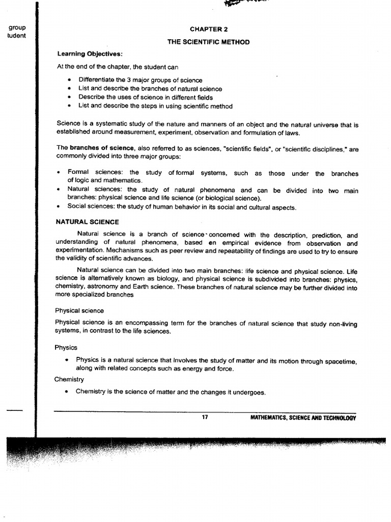 The Scientific Method c2 | PDF