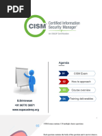 Cism 1 | PDF | Information Security | Security
