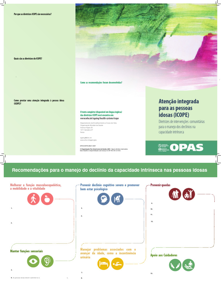 Brochure Icope Port | PDF | Demência | Envelhecimento