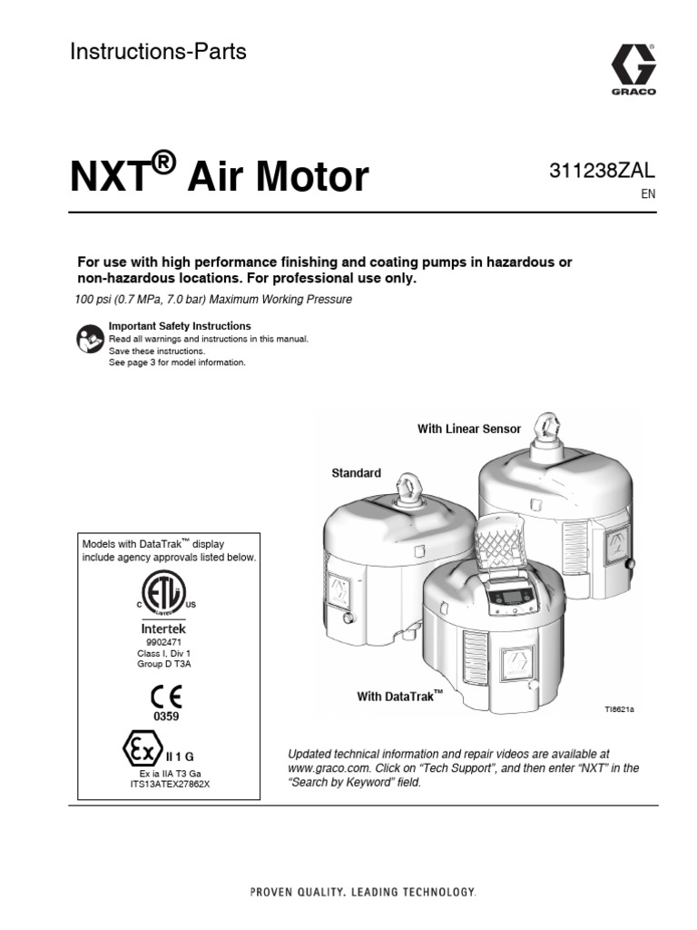 NXT Air Motor: Instructions-Parts | PDF | Valve