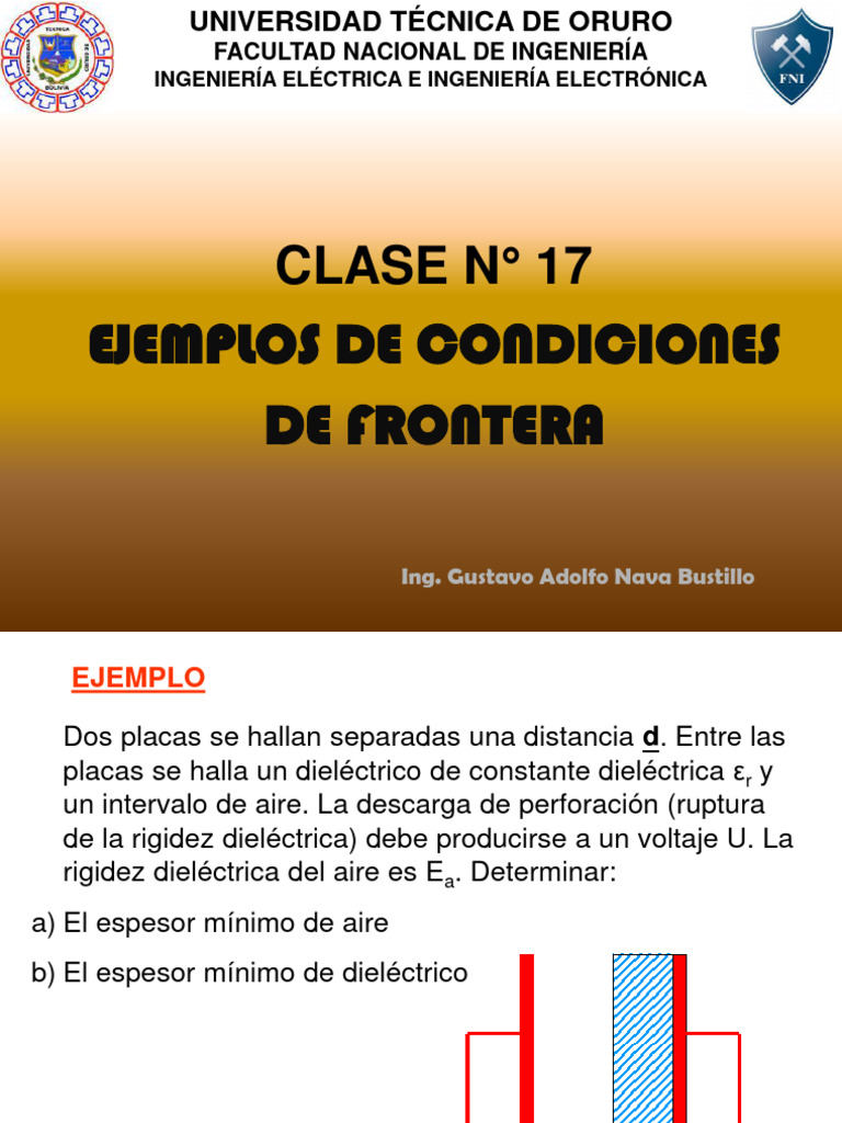 Clase #17 Condiciones de Frontera Ejemplos | PDF | Física Química ...