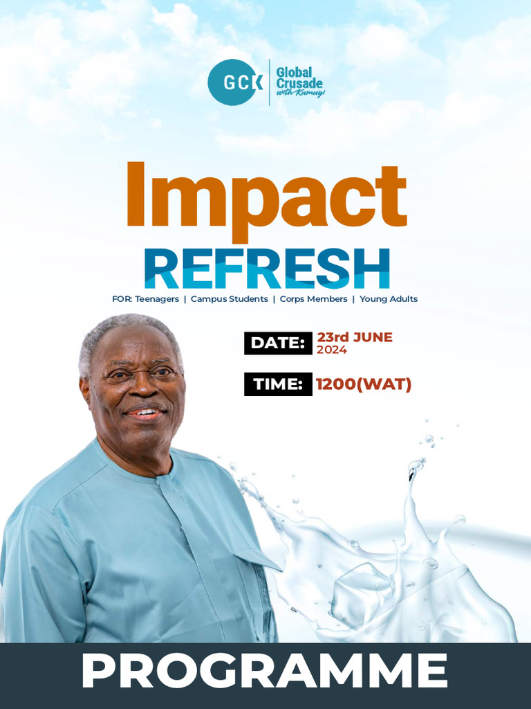 Impact Refresh Programme 2024 | PDF | Christian Belief And Doctrine ...