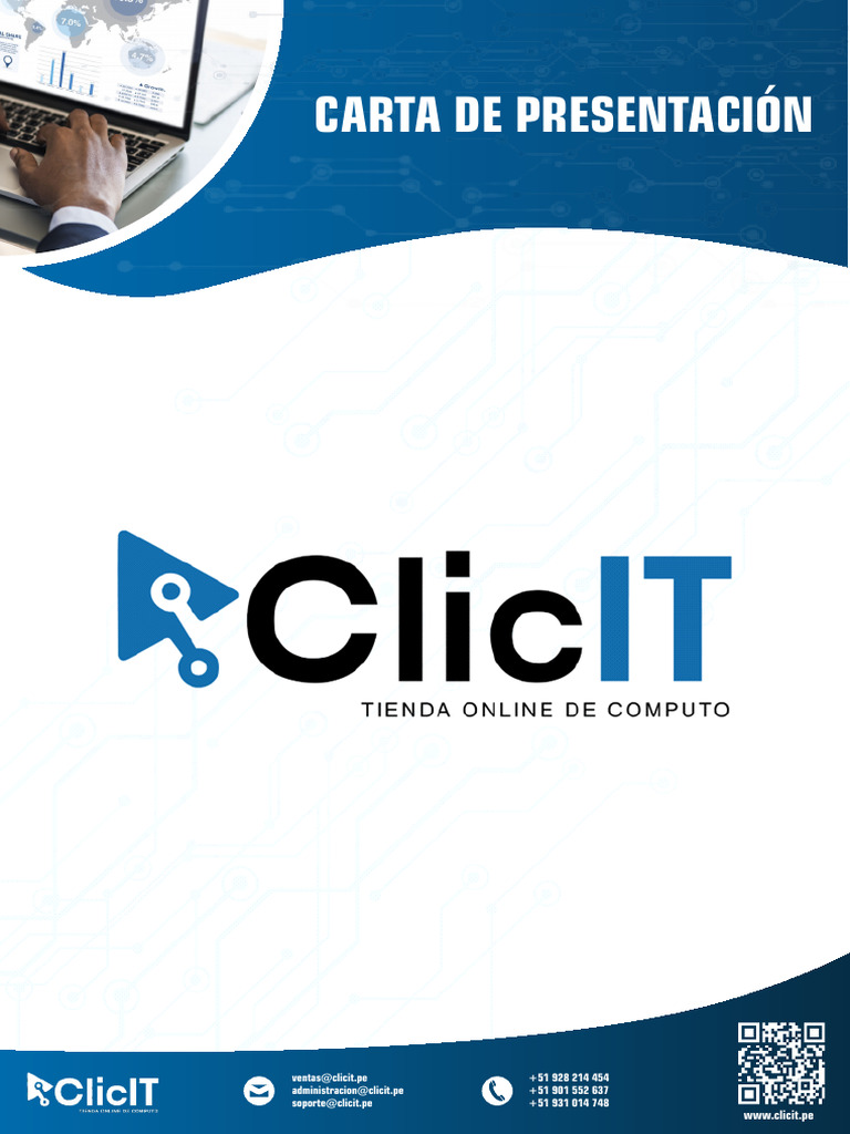 Clic It - Brochure Presentacion | PDF | Servidor (Computación) | Mesa ...