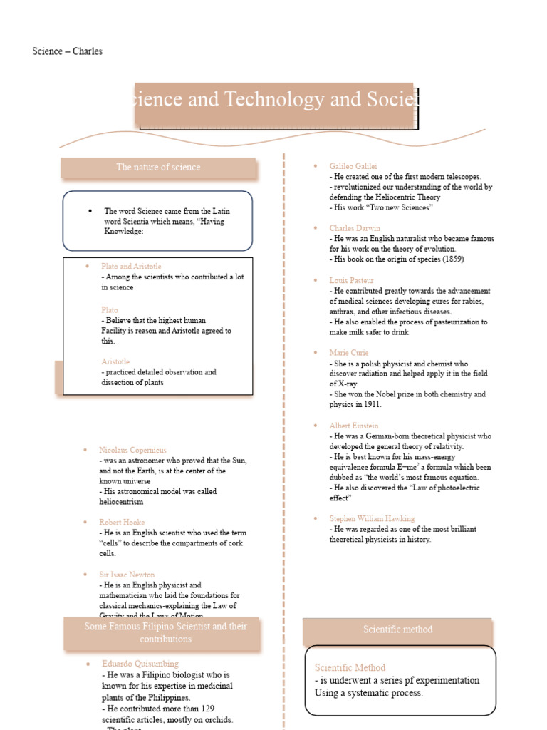 Key Contributions of Famous Scientists | PDF | Science | Mixture