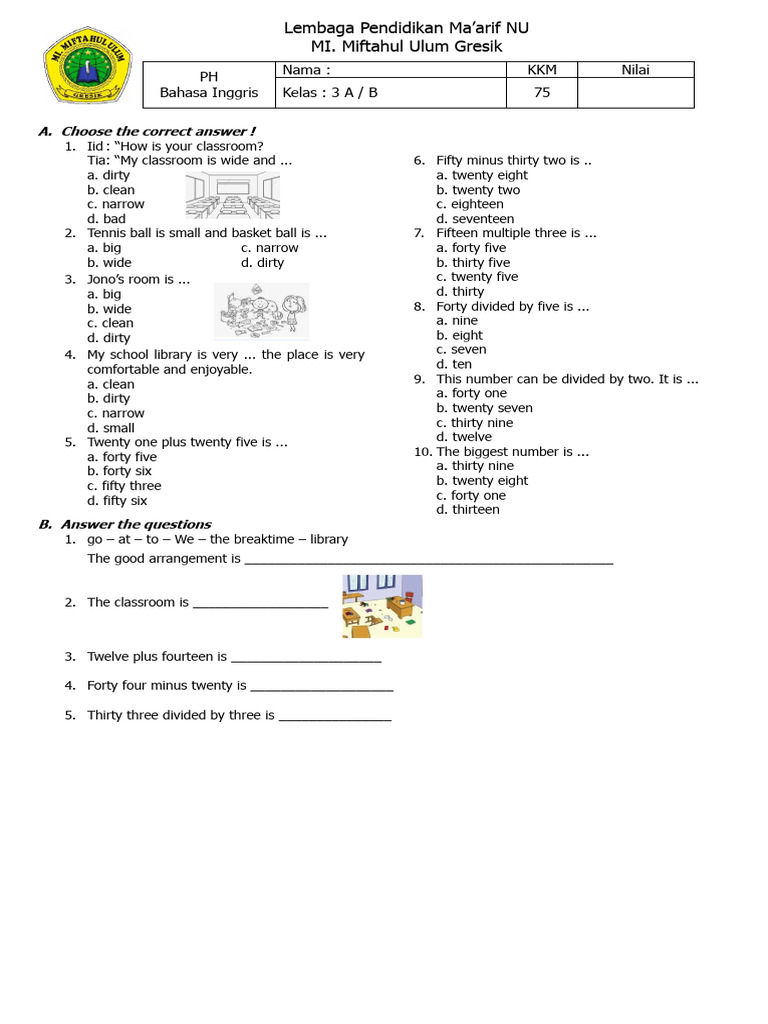 Ph Bahasa Inggris Kelas 3 Pdf