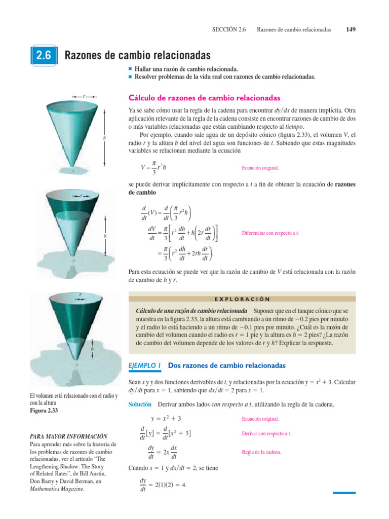 Calculo 1 Ron Larson 167 171 | PDF | Ecuaciones | Velocidad