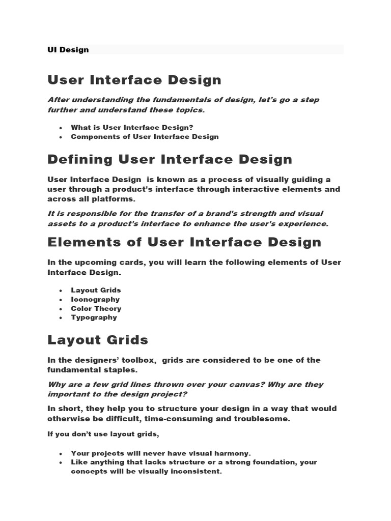 UI Design | PDF | User Interface | Icon (Computing) UI Design | PDF | User Interface | Icon (Computing)