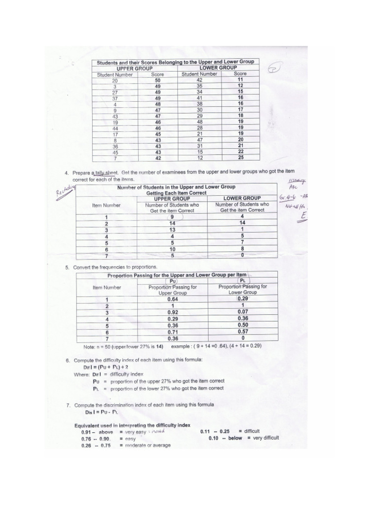 Let's learn education tally sheet docu 3 | PDF