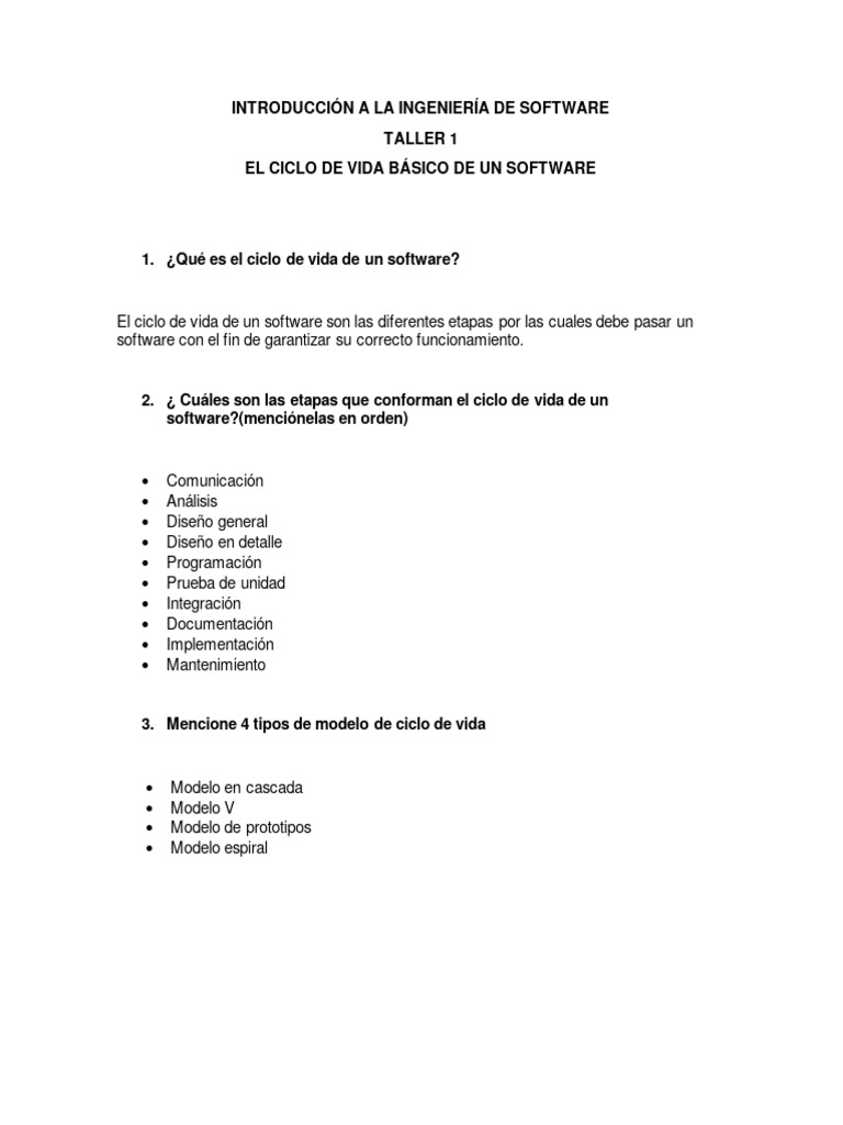 Vida | PDF | Software | Ingeniería de software