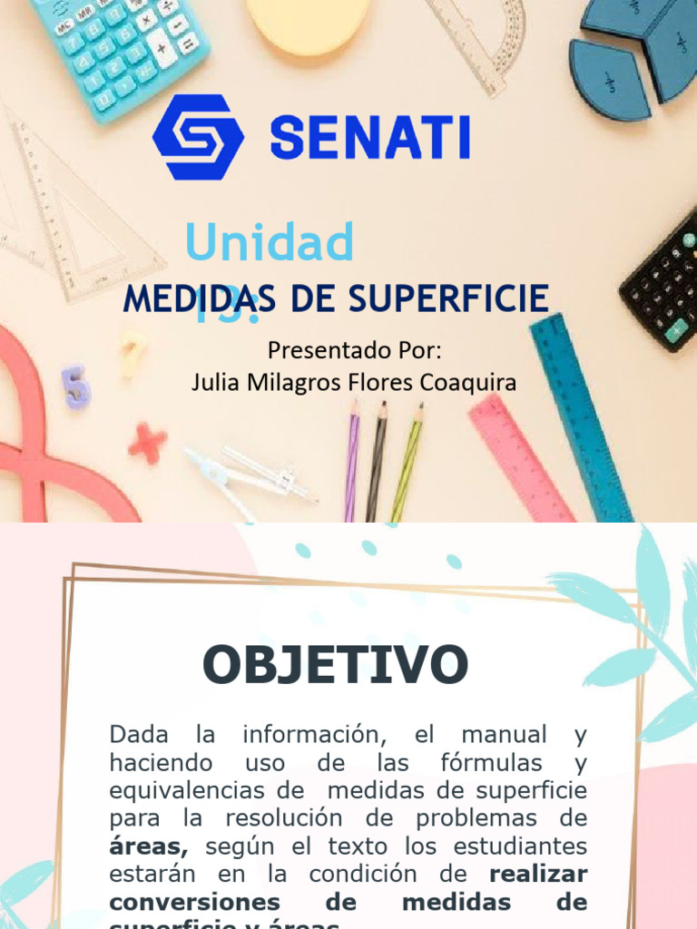 Medidas de Superficie y Conversiones | PDF | Métodos y materiales de ...