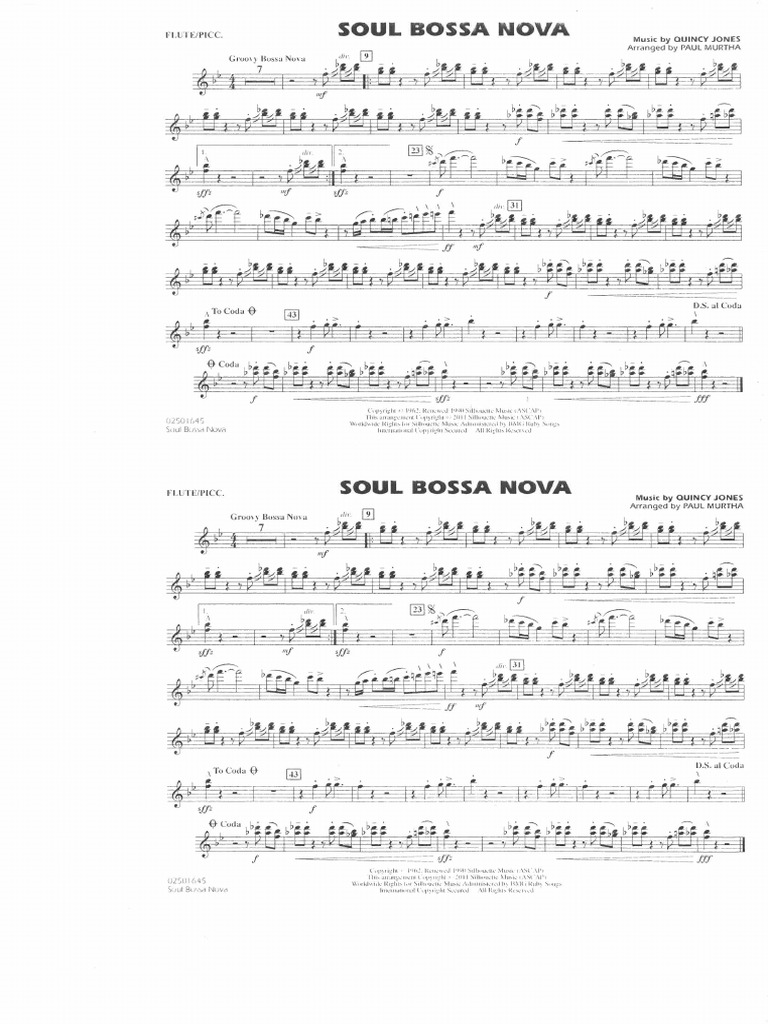 Soul Bossa Nova | PDF | Musical Subgenres | Latin American Music