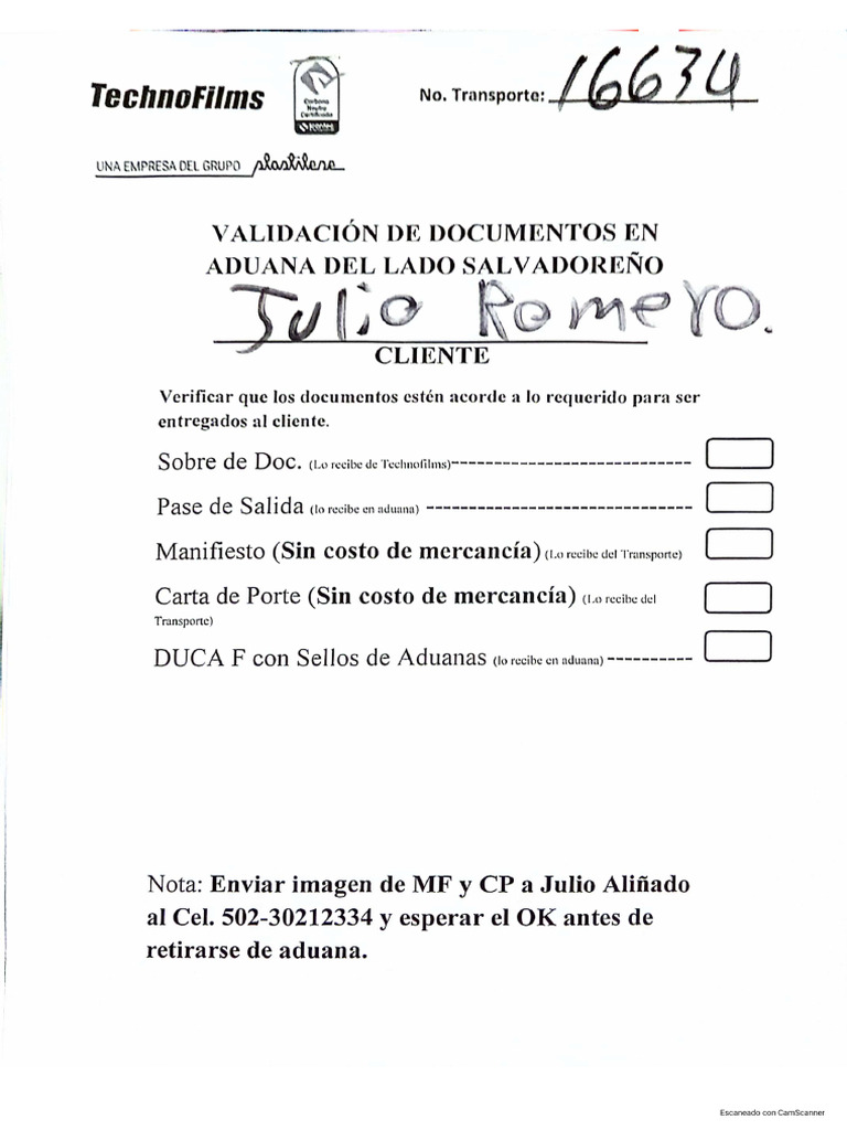 Validacion de Documentos | PDF