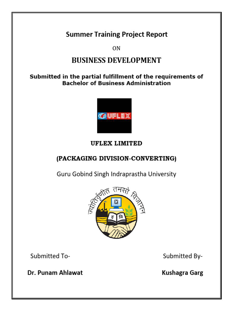 Business Development at UFLEX Limited | PDF | Packaging And Labeling ...