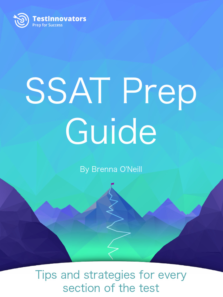 SSAT_Prep_Guide_2020 | Download Free PDF | Multiple Choice