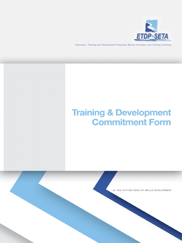 (DRAF)Training and Development Commitment Form- POPIA Updated on 21-06 ...