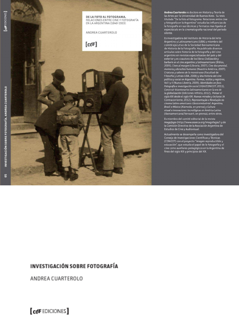 De La Foto Al Fotograma Relaciones Entre | PDF | Ciencias sociales