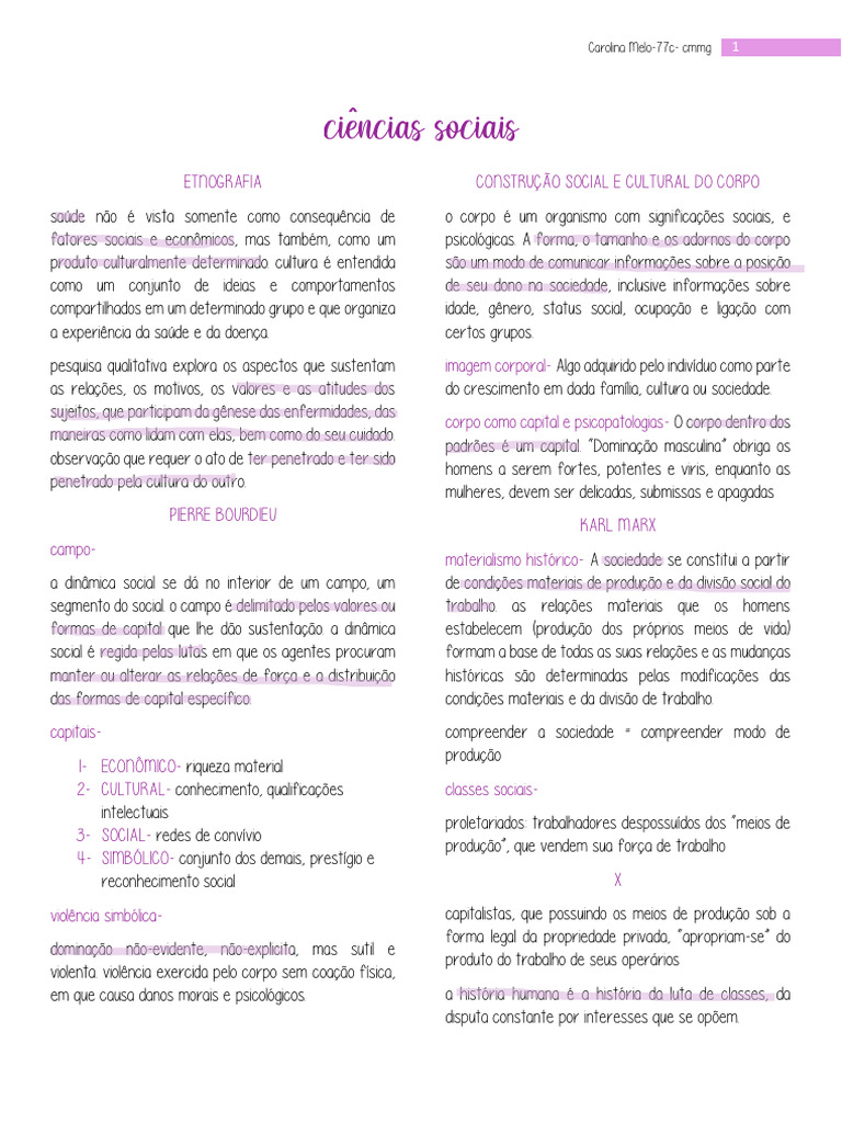 Etnografia da Saúde e Poder Social | PDF | Sociologia | Sociedade