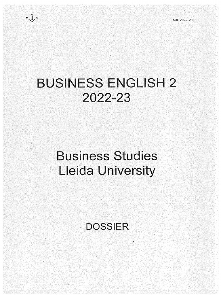 Student S Dossier | PDF