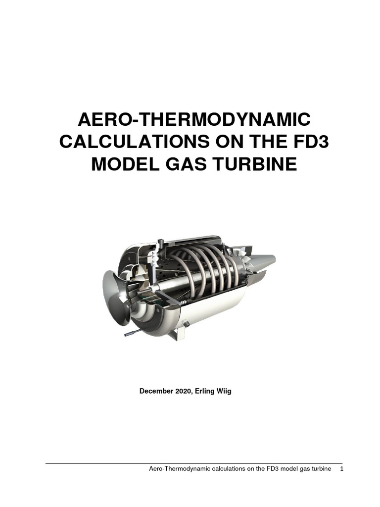 FD3 Calculations | PDF | Turbine | Pressure