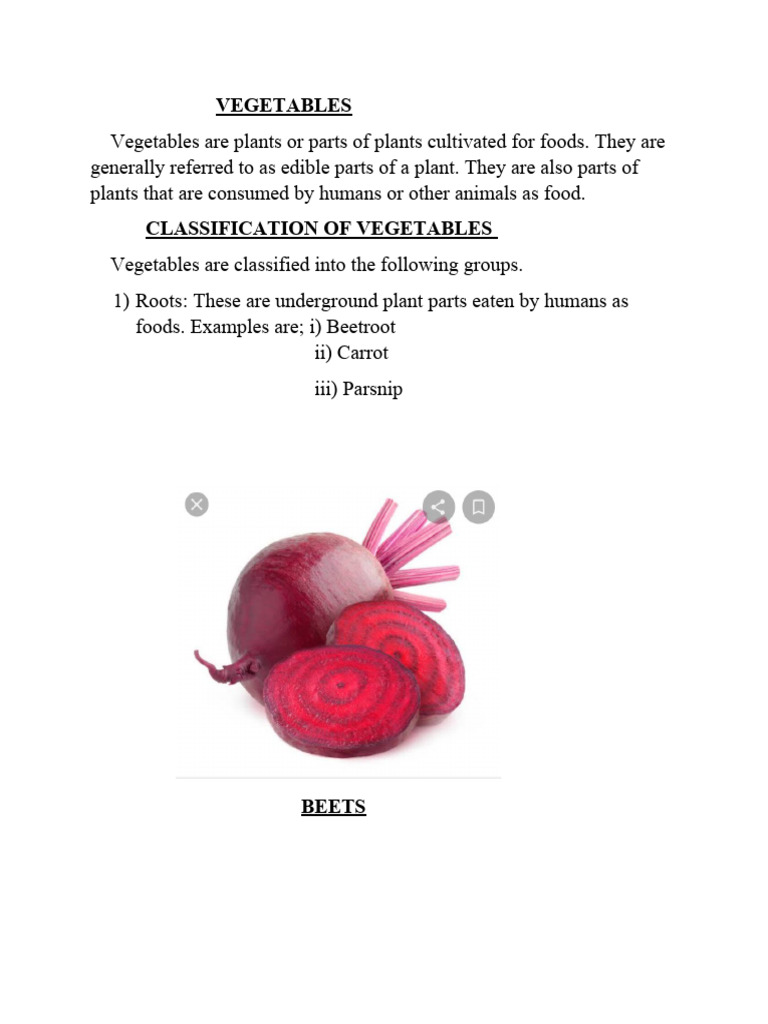 VEGETABLES | PDF