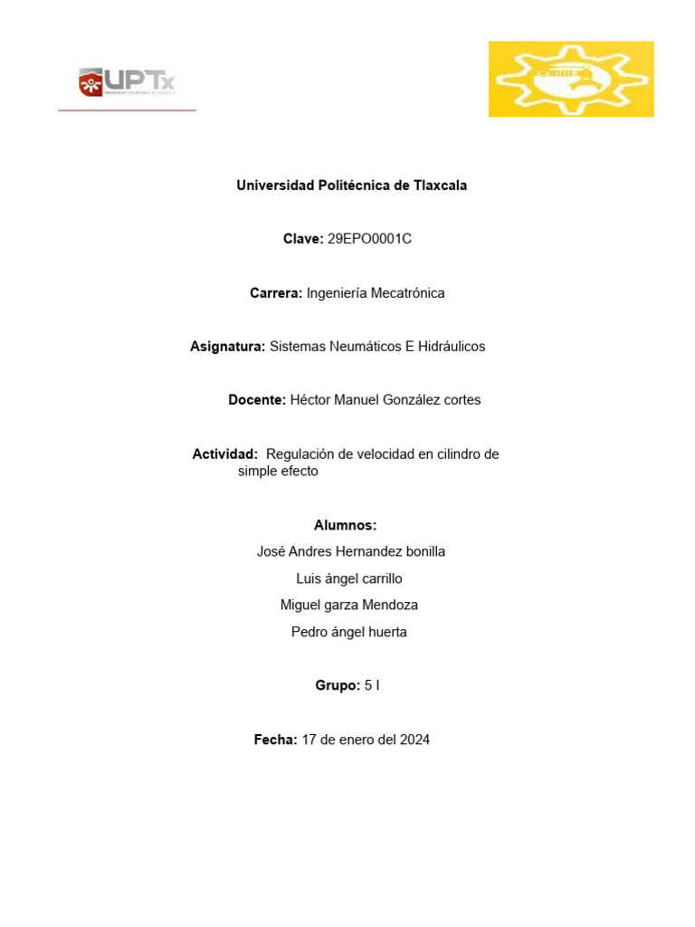 Practica Neumatica | PDF