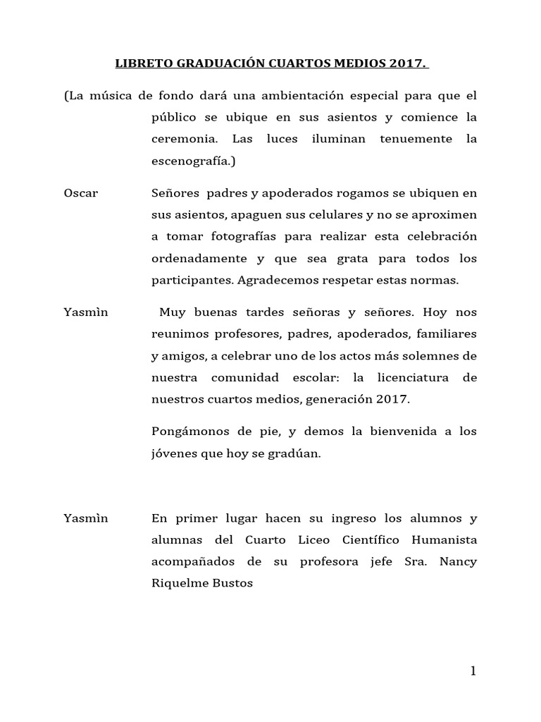 LIBRETO LICENCIATURA CUARTOS MEDIOS 2017 Corregido | PDF