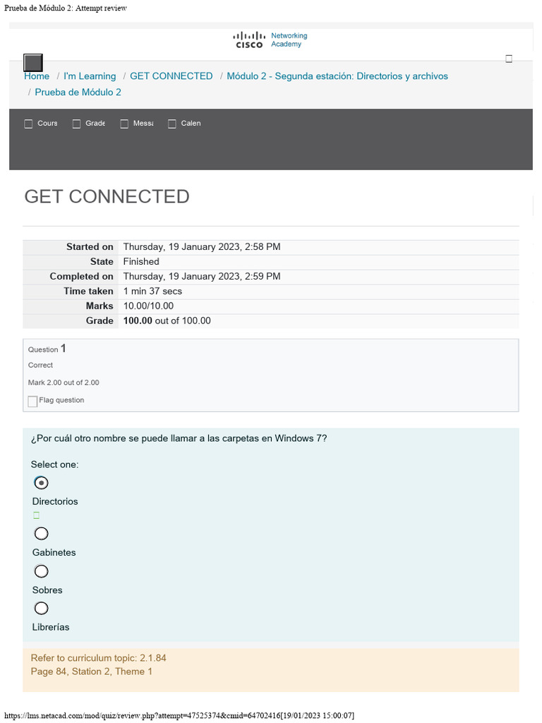 Prueba De Módulo 2 Cisco Pdf Compatibles Con Pc Ibm Software