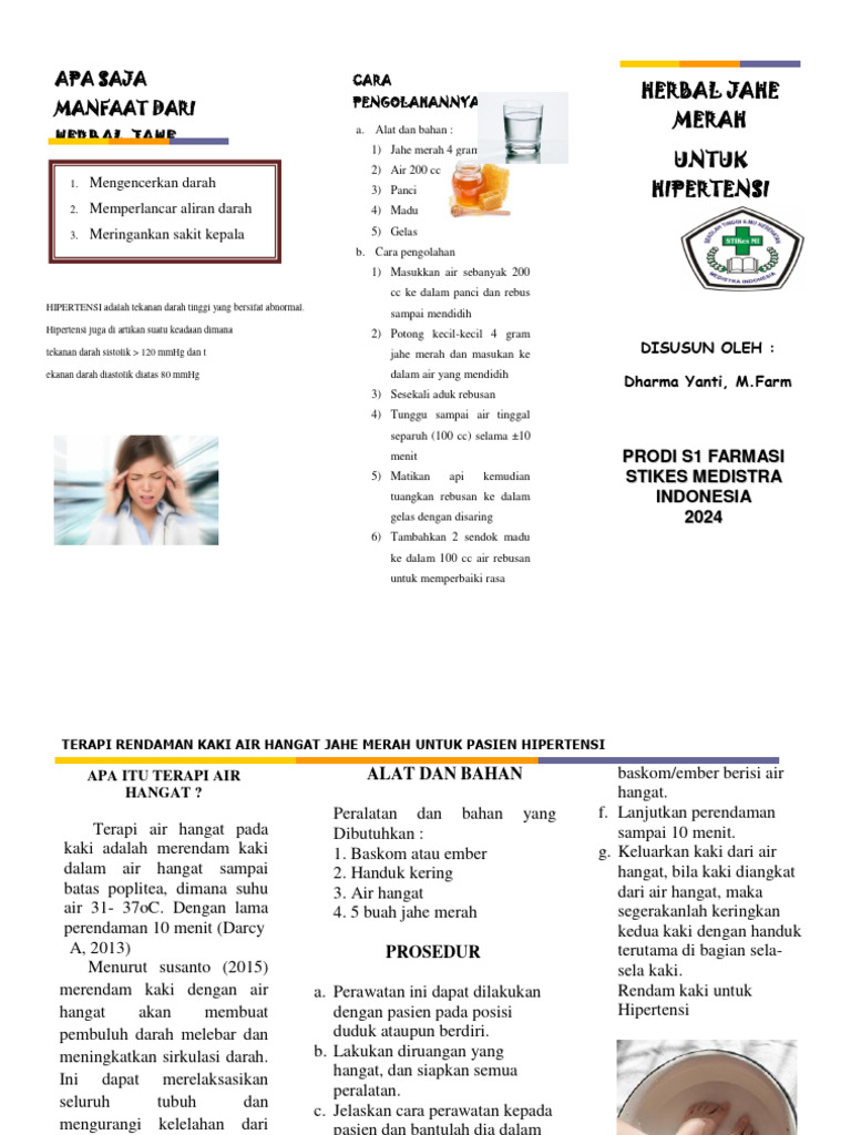 Herbal Jahe Leaflet | PDF