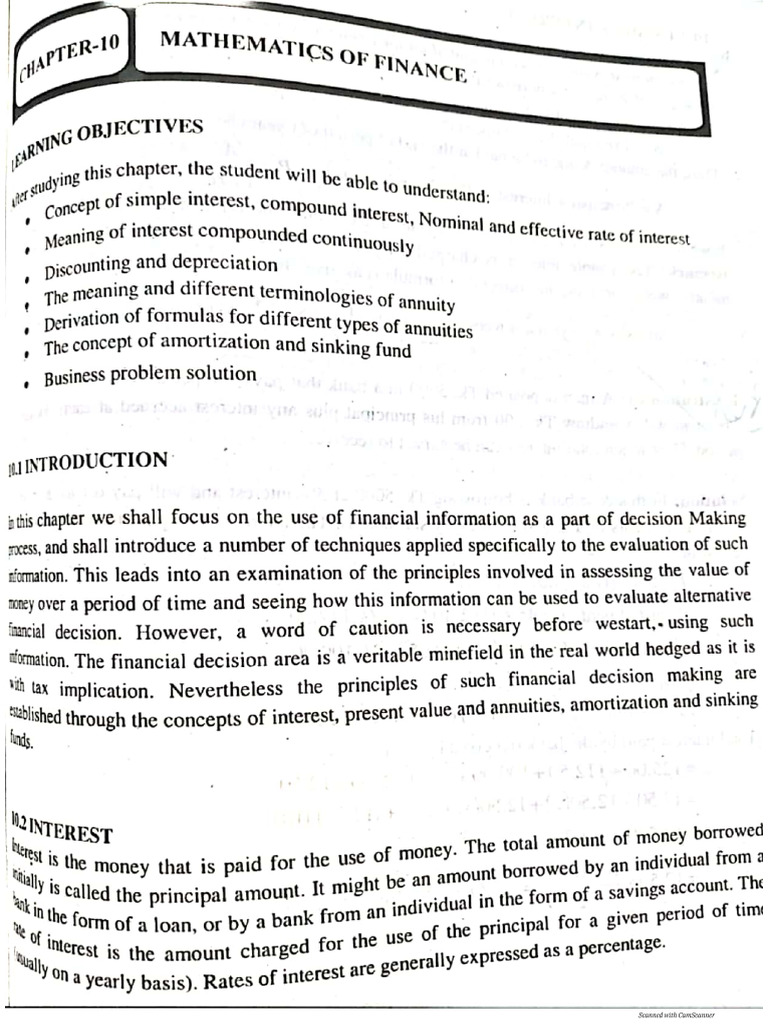 Interest & Annuities | PDF