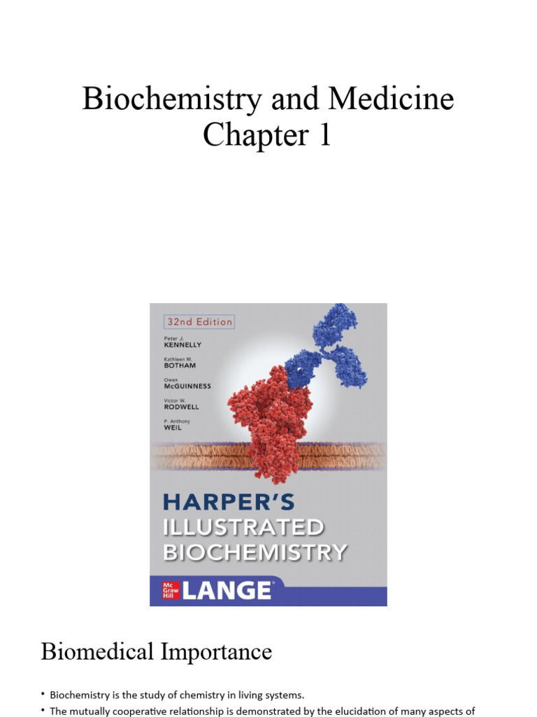 Chapter 1 Biochemistry and Medicine | PDF | Biochemistry | Chemistry