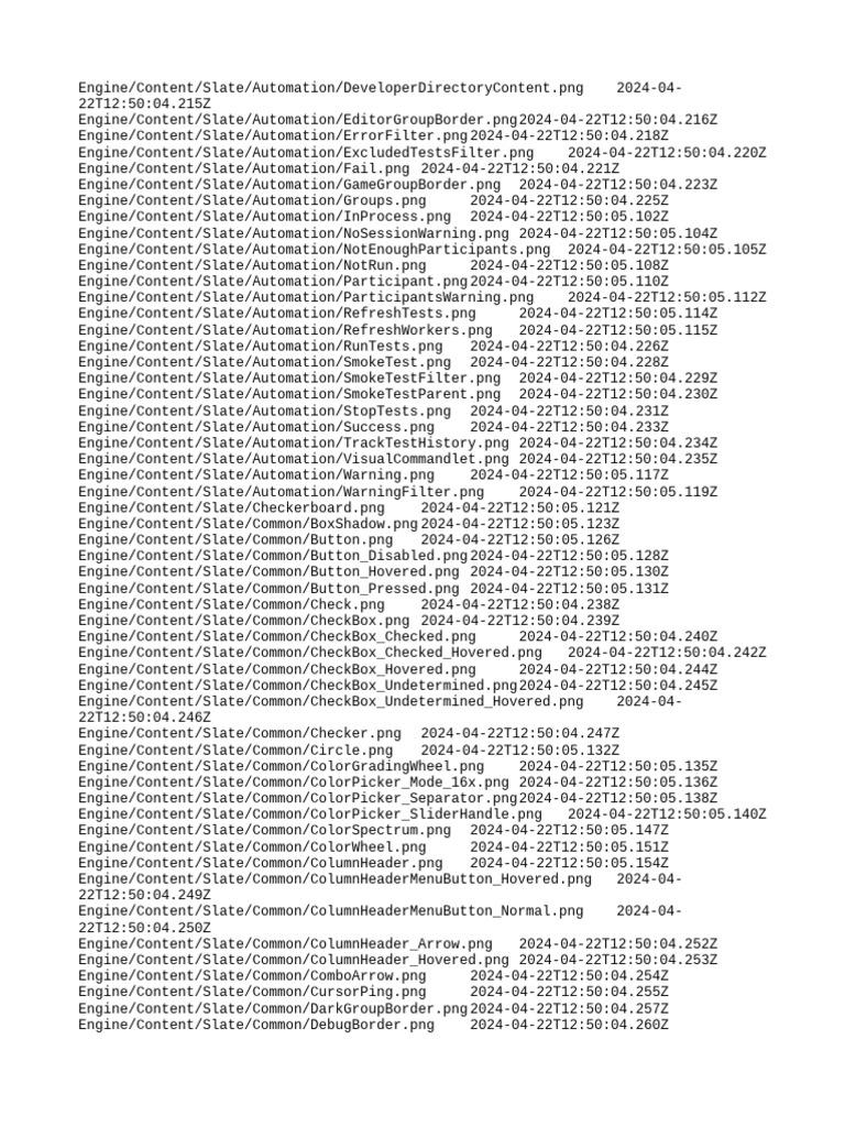 Manifest UFSFiles Win64 | PDF