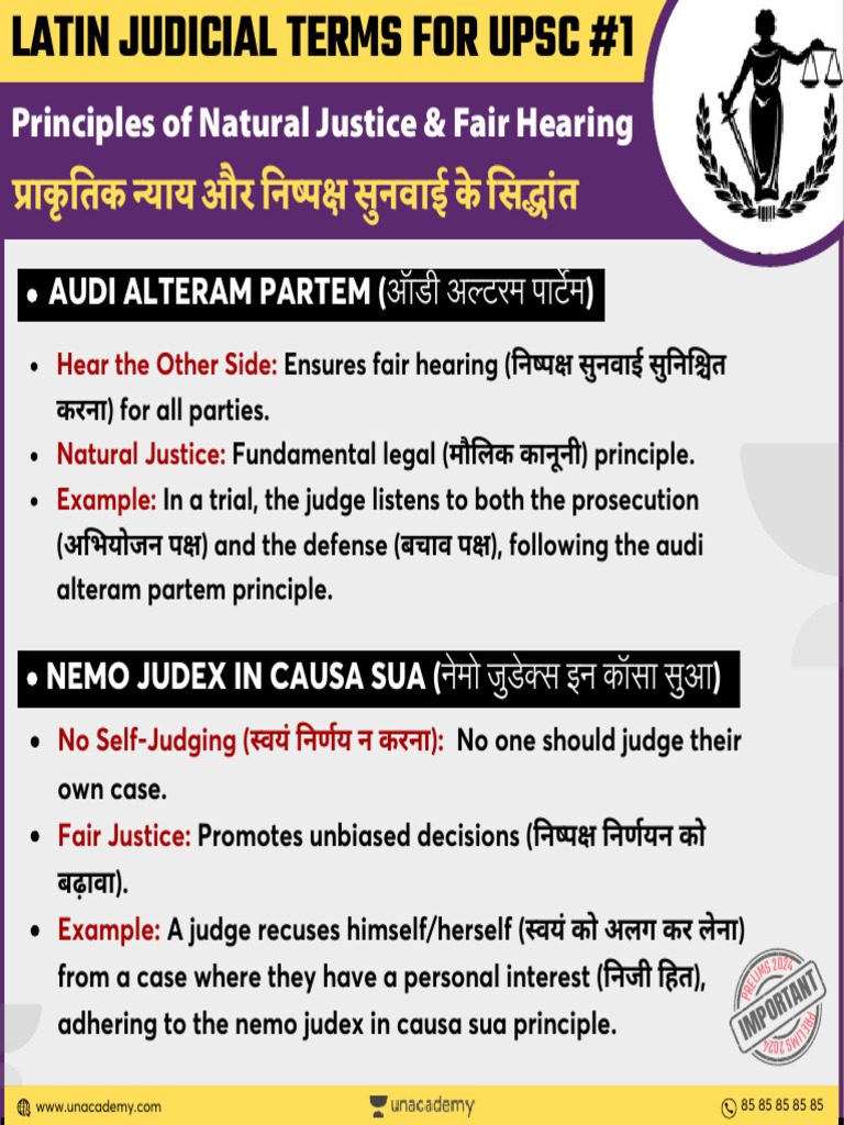 Principles of Natural Justice Explained | PDF | Standing (Law) | Writ