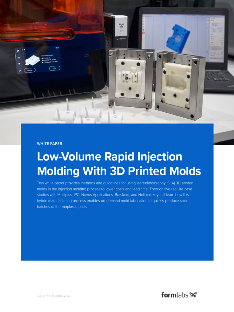 Injection Molding From 3d Printed Molds | PDF | 3 D Printing ...