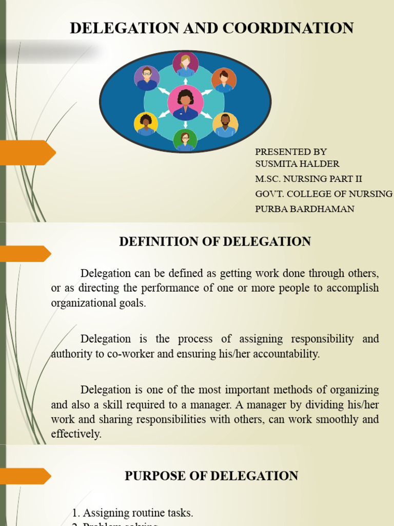 Delegation | PDF | Nursing | Policy