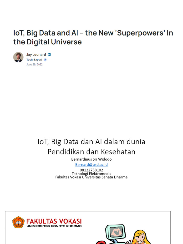 IoT, Big Data Dan AI Dalam Dunia Digital Literasi | PDF