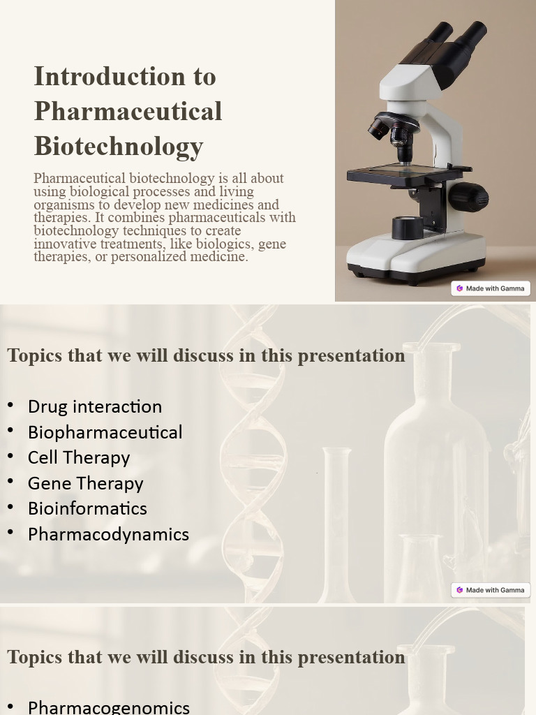 Introduction To Pharmaceutical Biotechnology | PDF | Biopharmaceutical ...