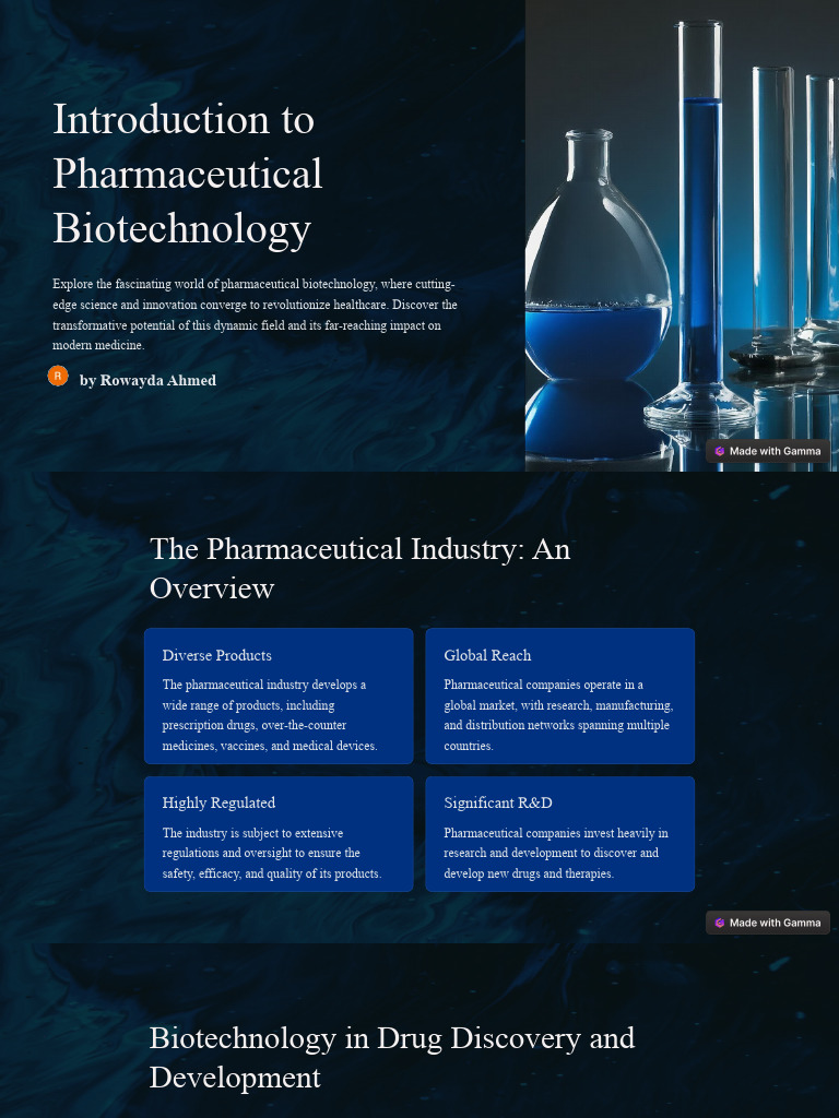 Introduction To Pharmaceutical Biotechnology | PDF | Biopharmaceutical ...